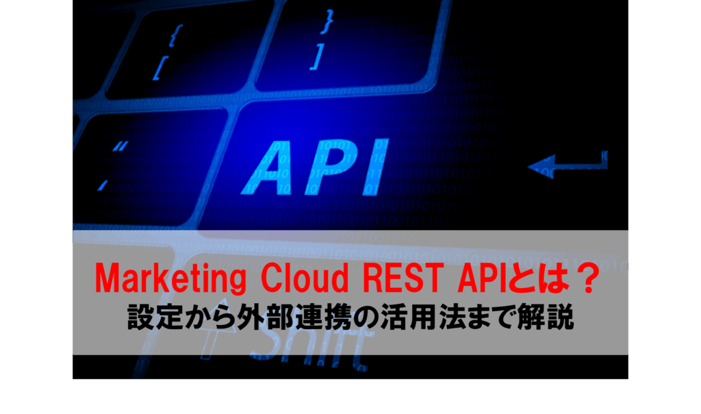 Marketing Cloud REST APIとは？設定から外部連携の活用法まで分かりやすく解説 - フロッグウェル株式会社